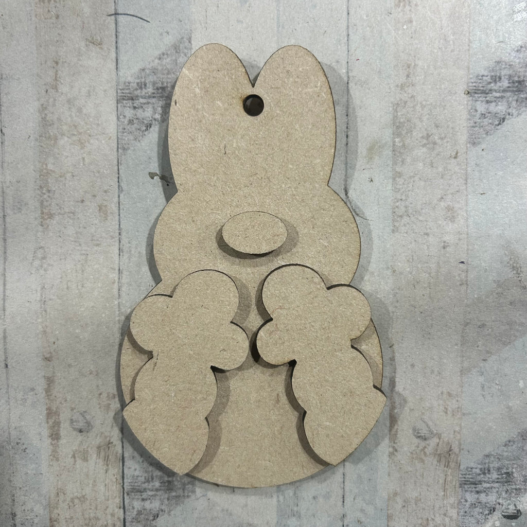 NO620 - MDF 2 Sizes Carrot Bunny Hanging – Olifantjie