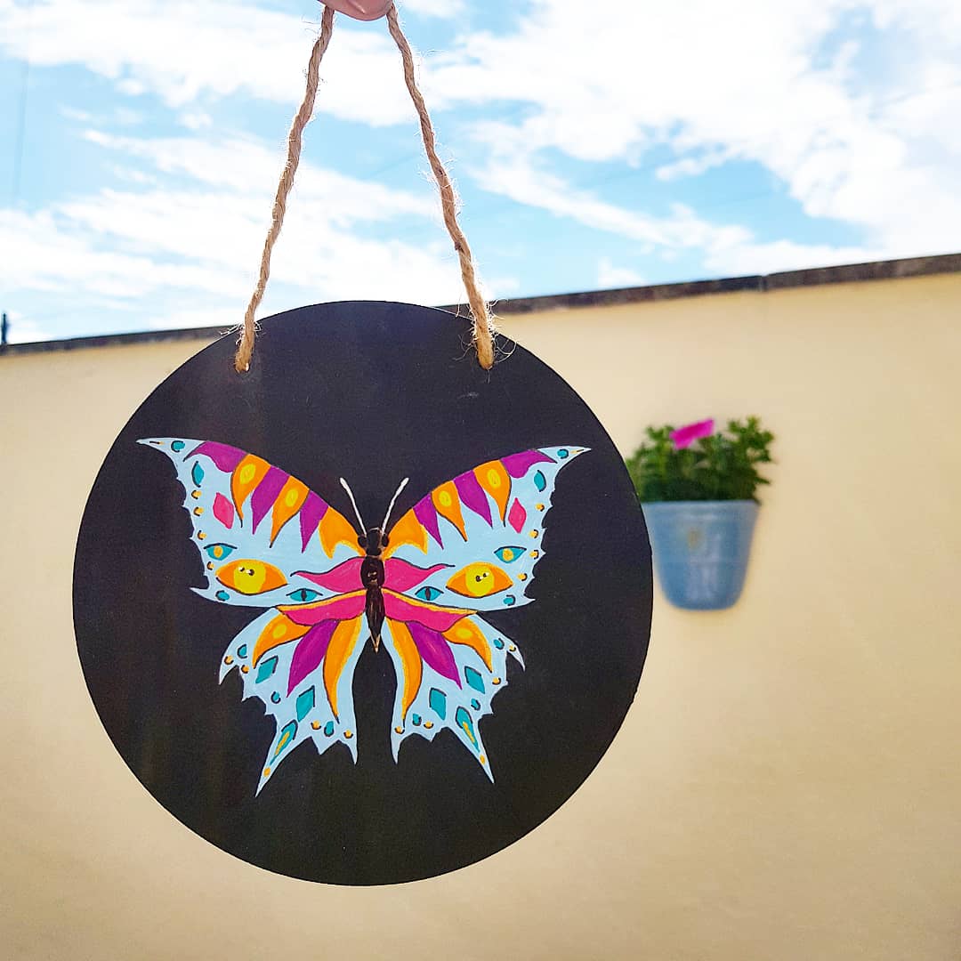 PL001 - MDF Circle Hanging Blank – Olifantjie