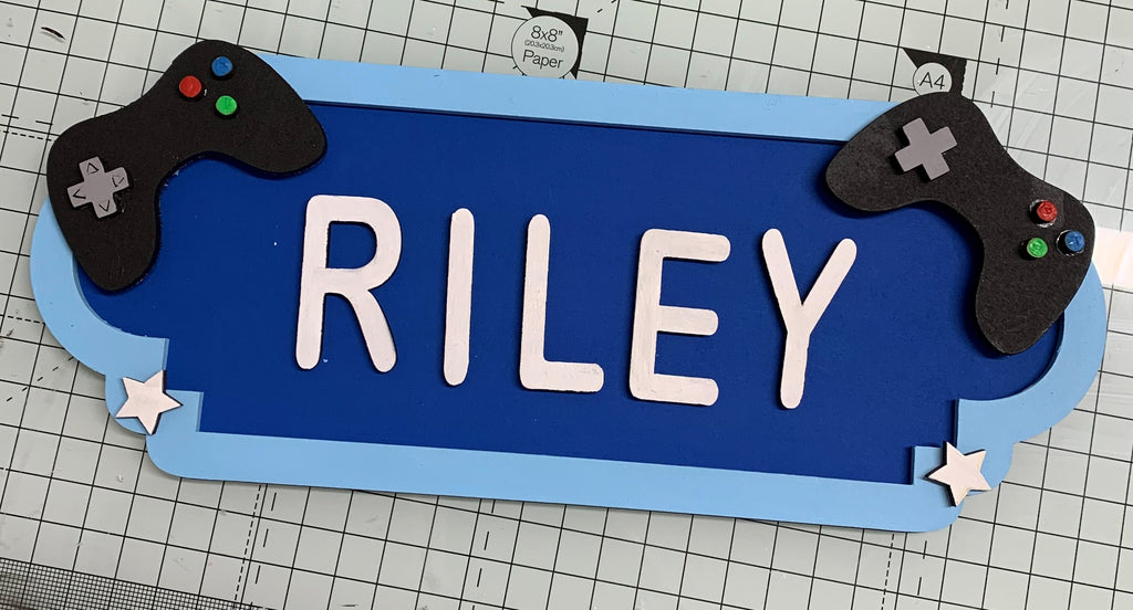 SS010 - MDF Gamers / Computer Theme Personalised Street Sign - Small ...