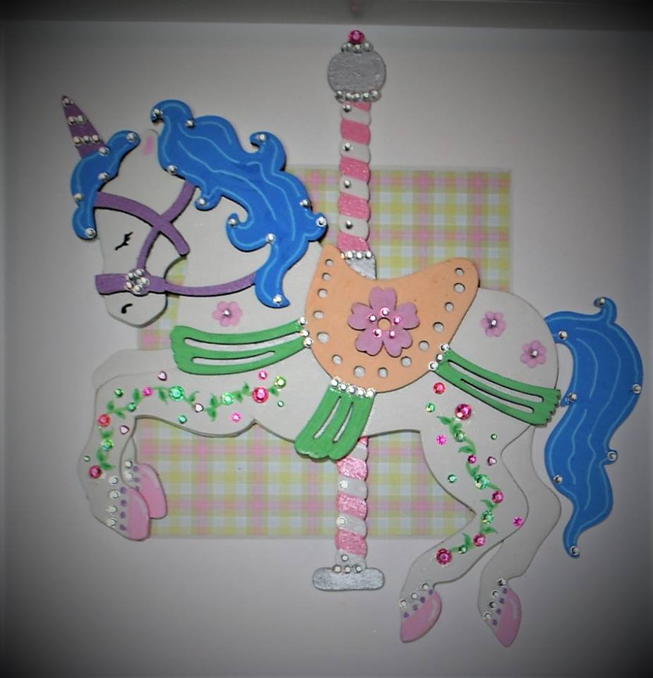 SJ101 - MDF Carousel Horse – Olifantjie