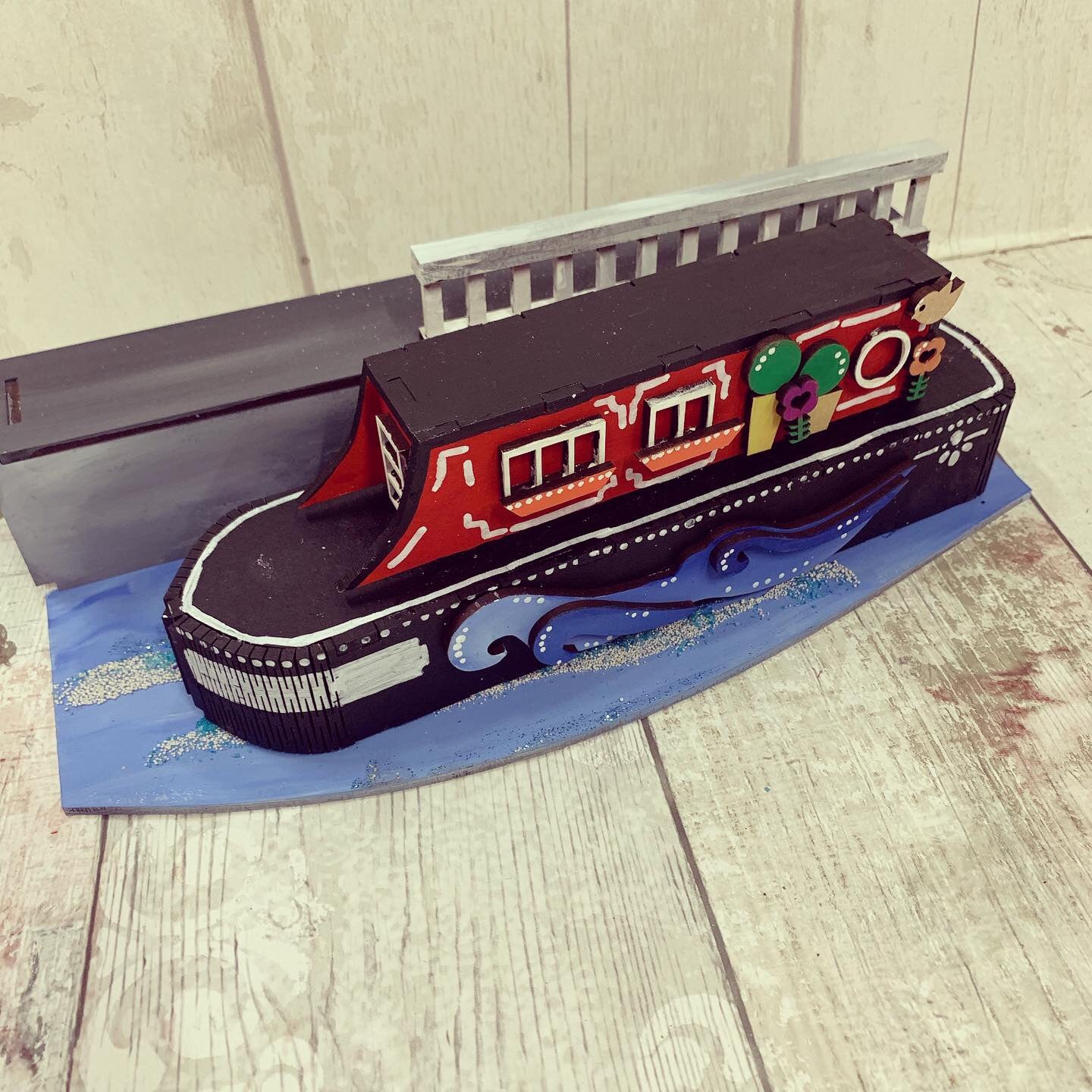 HC080 - MDF 3D Barge Boat Kit – Olifantjie