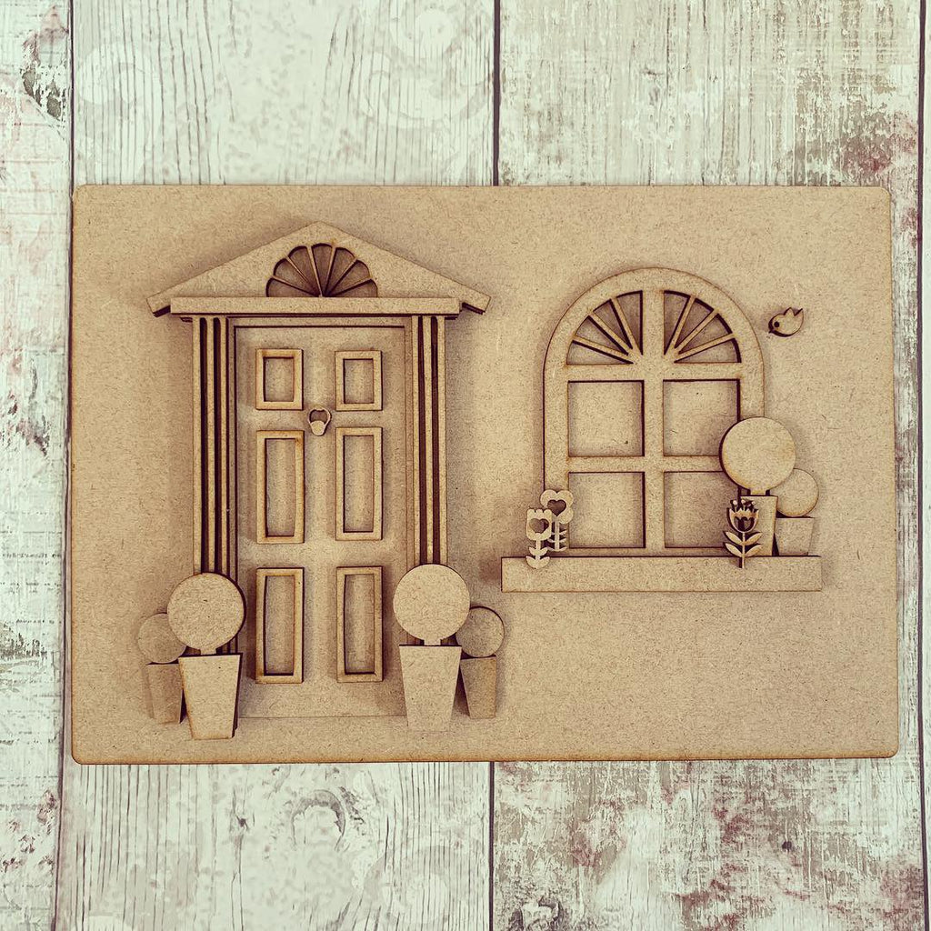 HC051 - MDF Doors & Windows - Set of 3 – Olifantjie